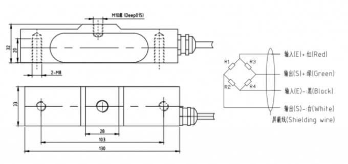 Sel Beban Lift Kabin yang Disesuaikan 800kg 1000kg Lift Overload Sensor ...